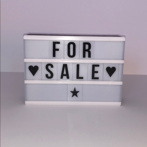 Wall Decor | Desktop Marquee Signlightbox | Poshmark